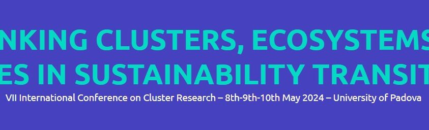 Rethinking Clusters 2024: 7th International Conference on RETHINKING ... Rethinking Clusters 2024: 7th International Conference on RETHINKING ...